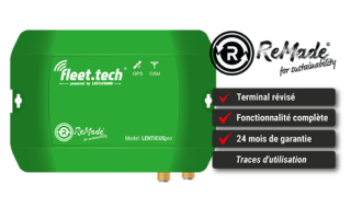 Appareil terminal LENTICUSpro de la série ReMade, avec 24 mois de garantie - fleet.tech